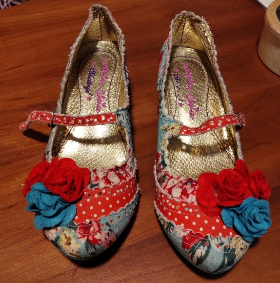 Irregular Choice | Shoes | Irregular Choice Red White Polka Dot Heels ...